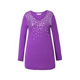 Angel Of Style Shirt Damen Gr&ouml;&szlig;e XL lila / silber