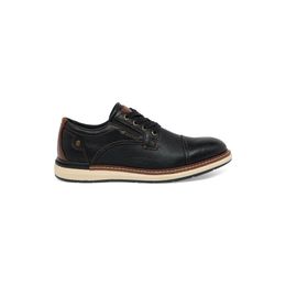 Mustang Schn&uuml;rschuh 'Patrizio' Herren Gr&ouml;&szlig;e 44 braun / schwarz