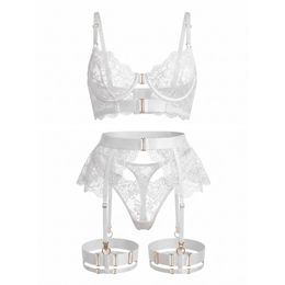 Orchibelle W&auml;sche-Sets 'Marielle' Damen Gr&ouml;&szlig;e 90 wei&szlig;