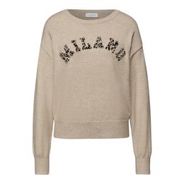 Street One Studio Sweater female size XXXL Dark beige / Brown / Black