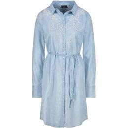monari Sommerkleid Damen Gr&ouml;&szlig;e 42 beige / blue denim