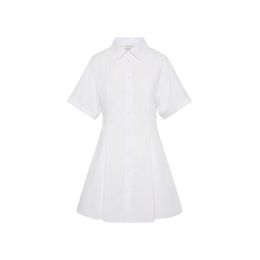 Calvin Klein Jeans Kleid Damen Gr&ouml;&szlig;e 34 wei&szlig; Sommerkleid