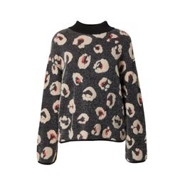 s.Oliver Sweater female size XXS Beige / Light red / Black / mottled black