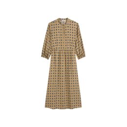 Marc O'polo Kleid Damen Gr&ouml;&szlig;e 42 beige / schwarz Sommerkleid