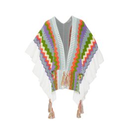 Gaya Cape Damen Gr&ouml;&szlig;e M bunt