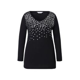 Angel Of Style Shirt Damen Gr&ouml;&szlig;e XXL schwarz / silber