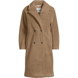 LANDS' END Teddymantel f&uuml;r Damen, Damen, size: regular, Beige, Polyester, by Lands' End