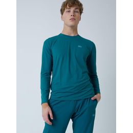 Sportkind Funktionsshirt 'Crew Neck Long Sleeve Shirt' Herren Gr&ouml;&szlig;e XS petrol