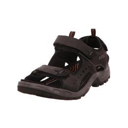 Ecco Sandale 'Sandalette Herren 822044/12001 Rauleder in schwarz' Herren Gr&ouml;&szlig;e 42 schwarz