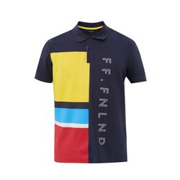Finn Flare Poloshirt 'Color' Herren Gr&ouml;&szlig;e L dunkelblau