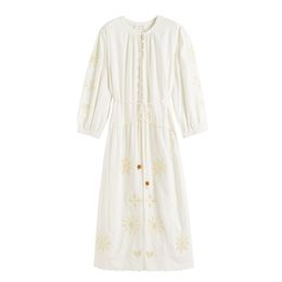Chinti & Parker Kleid Damen Gr&ouml;&szlig;e 44 creme Sommerkleid