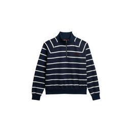 Superdry & Co Sweatshirt 'Athletic Essentials' female size M marine blue / White
