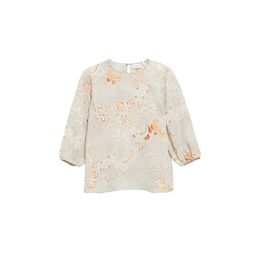 COMMA Bluse Damen Gr&ouml;&szlig;e L ecru / sand / hellorange / dunkelorange
