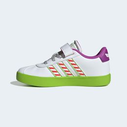 adidas Sportswear Sneaker Jungen Gr&ouml;&szlig;e 33 grasgr&uuml;n / rosa / wei&szlig;
