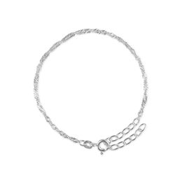 Modabil&eacute; Armband 'SINGAPORE' Damen Gr&ouml;&szlig;e 20 cm silber