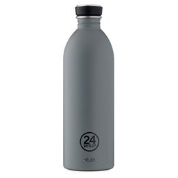 24Bottles Trinkflasche 'Steel' Damen Gr&ouml;&szlig;e XS/XL grau / schwarz