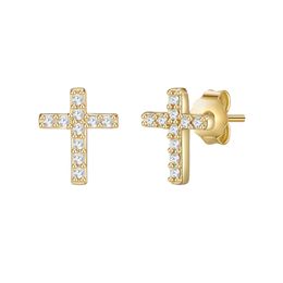 Glanzst&uuml;cke M&uuml;nchen Ohrringe Damen Gr&ouml;&szlig;e One Size gold / transparent