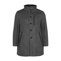 S.oliver Men Big Sizes &Uuml;bergangsmantel Herren Gr&ouml;&szlig;e 4XL dunkelgrau / schwarz