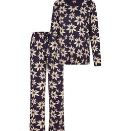 Ammann Pyjama 'Mix & Match' Damen Gr&ouml;&szlig;e M dunkelblau Sommerkleid