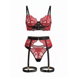 Orchibelle W&auml;sche-Sets 'Marielle' Damen Gr&ouml;&szlig;e 90 knallrot