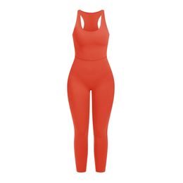 Smilodox Jumpsuit 'Ilva' Damen Gr&ouml;&szlig;e XL orange
