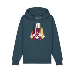 Watapparel Sweatshirt ' Von B&auml;ren und Bergen ' male size XL Petrol / Mixed colors