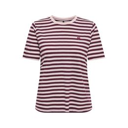 Only T-Shirt 'ONLHAPPY' Damen Gr&ouml;&szlig;e XL lila / pflaume