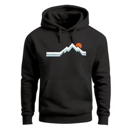 Neverless Sweatshirt 'Mountain Sun' male size L Black