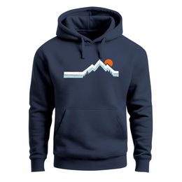 Neverless Sweatshirt 'Mountain Sun' Herren Gr&ouml;&szlig;e 5XL navy