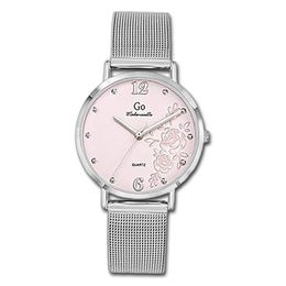 Go Girlonly Analoguhr Damen Gr&ouml;&szlig;e One Size silber