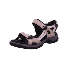 Ecco Sandale 'Sandalette Damen 069563 54695 Rauleder in beige' Damen Gr&ouml;&szlig;e 43 beige