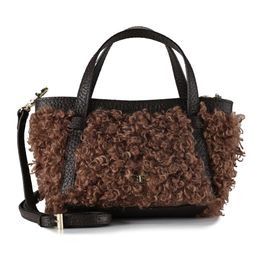Abro Schultertasche 'Cosmo ' Damen Gr&ouml;&szlig;e One Size braun / schwarz