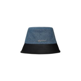 KARL LAGERFELD JEANS Hut Damen Gr&ouml;&szlig;e 55/60 blue denim / schwarz