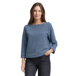 Tom Tailor Shirt female size S Navy / Sky blue
