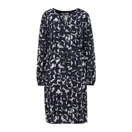 Comma Casual Identity Kleid Damen Gr&ouml;&szlig;e 34 navy / wei&szlig; Sommerkleid