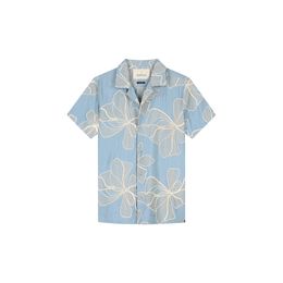 DSTREZZED Button Up Shirt 'Jackson' male size S Beige / Ivory / Sky blue