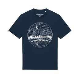 Watapparel Shirt Herren Gr&ouml;&szlig;e XL dunkelblau / wei&szlig;