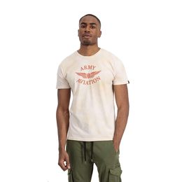 Alpha Industries Shirt 'Vintage Aviation' Herren Gr&ouml;&szlig;e XXL wei&szlig;