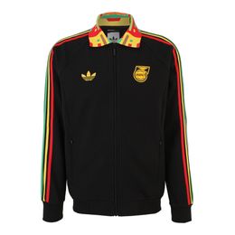 adidas Performance Athletic Jacket 'JFF' female size XL Yellow / Light green / Red / Black