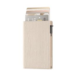 Prowallet Portemonnaie 'Pasjeshouder Slim Ripple' Damen Gr&ouml;&szlig;e One Size beige