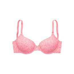 Lascana T-Shirt-BH Damen Gr&ouml;&szlig;e 75 rosa / wei&szlig; Sommerkleid