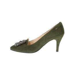 Xaver Luis Schuhmanufaktur Pumps 'Marica' Damen Gr&ouml;&szlig;e 41 oliv