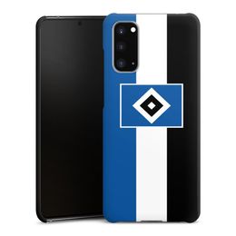 DeinDesign Galaxy S20 Handy Premium Case Smartphone Handyh&uuml;lle Schutzh&uuml;lle gl&auml;nzend Stripes Hamburger Sv Hsv Premium Case