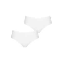 Sloggi Midislip ' Feel Sensational ' Damen Gr&ouml;&szlig;e S/M wei&szlig;