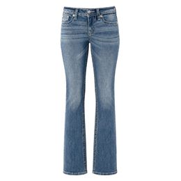 Miss Me Jeans 'M985 Mid Rise Boot Jeans' Damen Gr&ouml;&szlig;e 23 blau