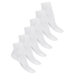 Footstar F&uuml;&szlig;linge 'Comfort Fit' Damen Gr&ouml;&szlig;e 35/38 wei&szlig;