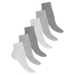 Footstar F&uuml;&szlig;linge 'Comfort Fit' Damen Gr&ouml;&szlig;e 39/42 hellgrau