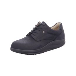 Finn Comfort Lace-Up Shoes 'Schn&uuml;rschuh Herren 02901 046099 Nubukleder in schwarz' male size 40.5 Black