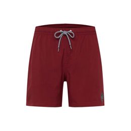 Protest Badeshorts 'Davey' Herren Gr&ouml;&szlig;e S dunkelgrau / kirschrot