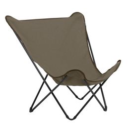 Lafuma Mobilier Garten-Relaxsessel, Graubraun, Metall, 87x83x91 cm, wetterbest&auml;ndig, UV-best&auml;ndig, faltbar, Bezug abnehmbar, Gartenm&ouml;bel, Liegest&uuml;hle